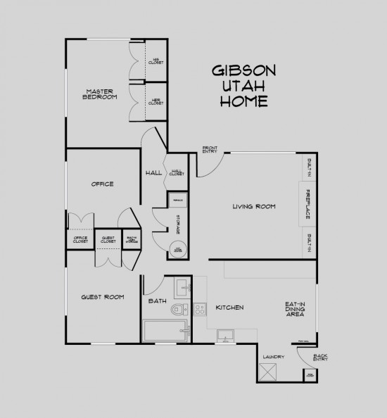 Renovation Run Down and Floor Plans - Room for Tuesday Blog