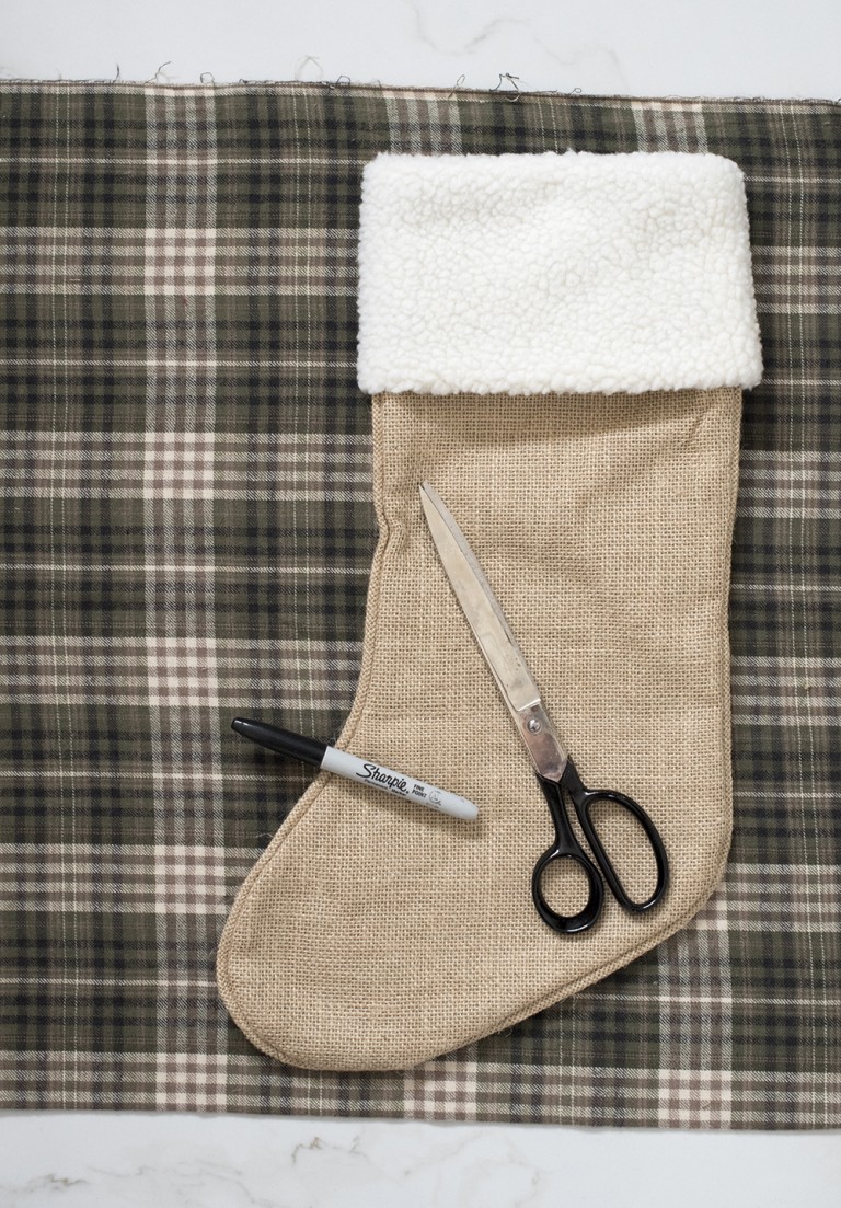 Christmas Stocking DIY for the Holidays - Room for Tuesday Blog