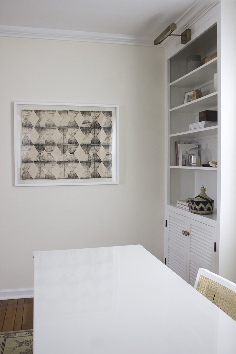 Framed Block Print Fabric Art - Room for Tuesday