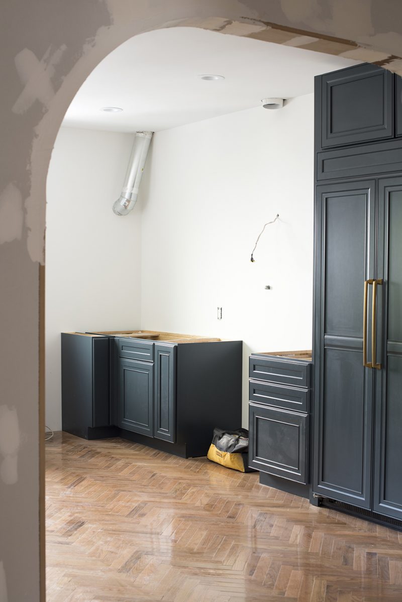 A Peek At Our Cabinetry Installation Process - Room for Tuesday