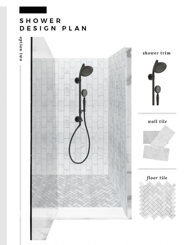 5 Classic Shower Design Plans - Room for Tuesday