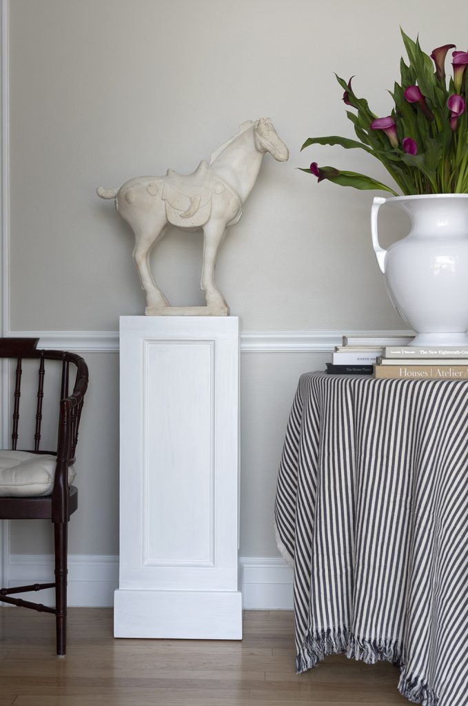 DIY Wood Pedestal Makeover - Room for Tuesday