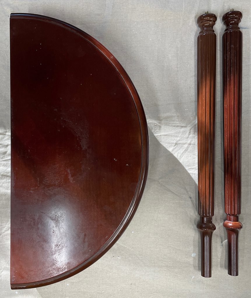 Demilune Table Makeover - Room for Tuesday Blog
