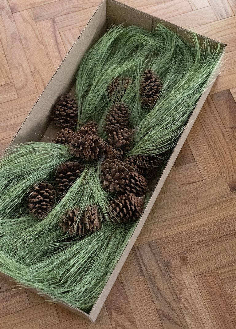 Wispy Pine Needle Arrangement DIY - Room for Tuesday