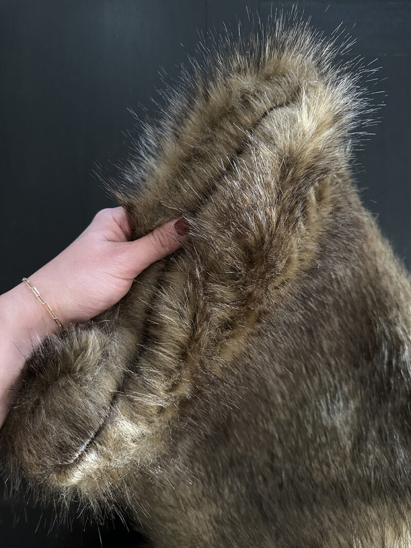 DIY Faux Fur Lumbar Pillow - Room for Tuesday Blog