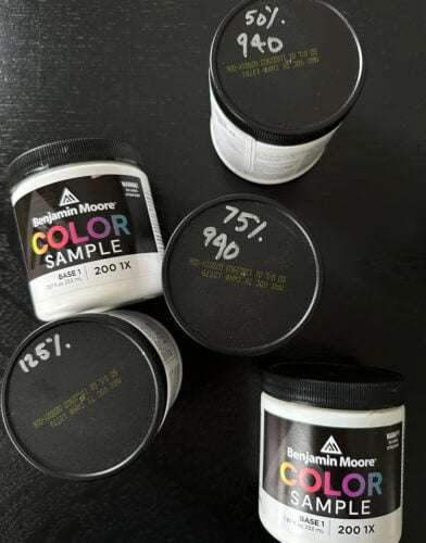 How Paint Color Percentages Work and When To Use Them