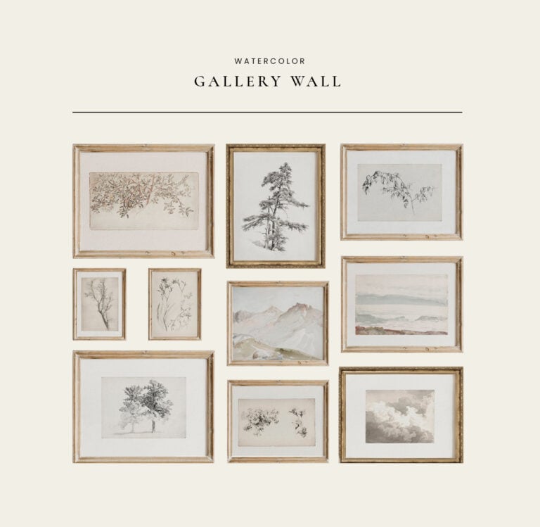 15 Designer Gallery Wall Combinations - Room for Tuesday