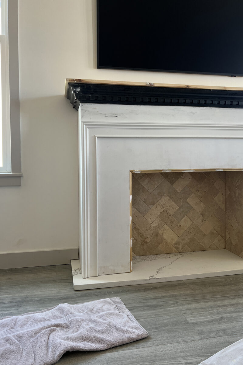 Faux Fireplace DIY & Styling Tutorial - Room for Tuesday