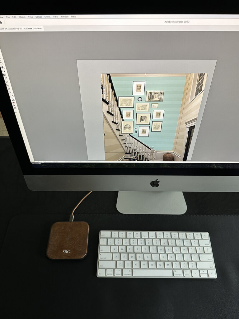 How to Easily Layout and Install a Gallery Wall - Room for Tuesday