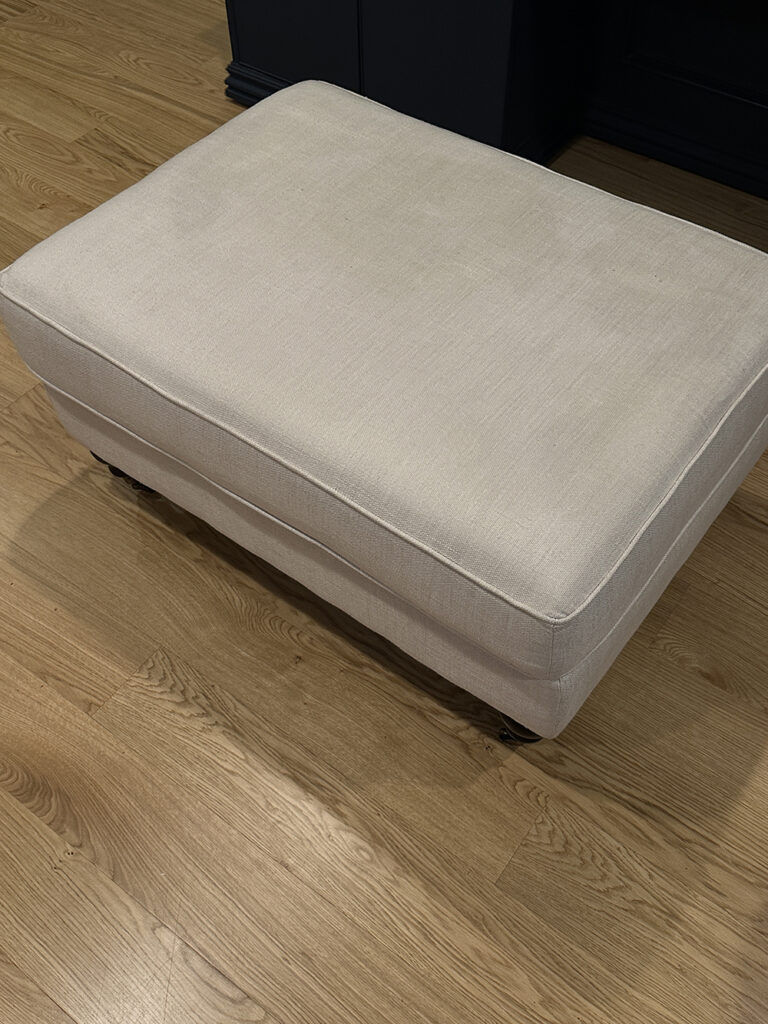 How to Make a Basic Ottoman Look Custom and High-End