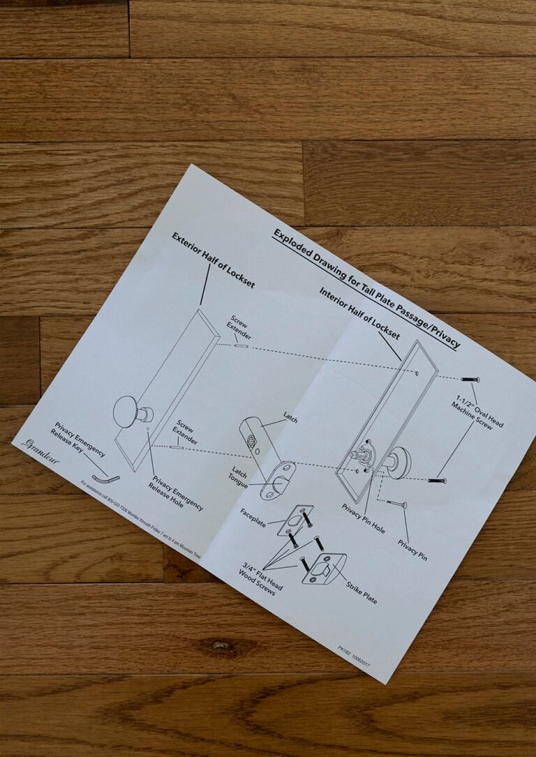 How to Measure, Select, and Install Interior Door Hardware