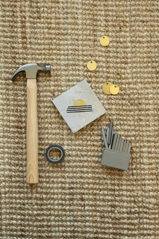 How to Make Stamped Brass Gift Tags or Labels