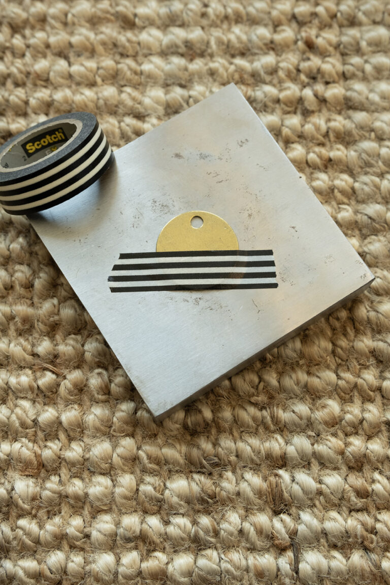 How to Make Stamped Brass Gift Tags or Labels