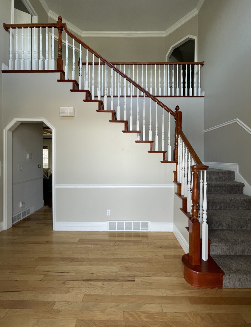 Entryway, Staircase, & Hall Reveal - Room for Tuesday