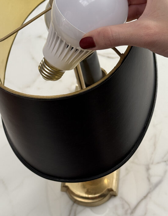 How to Make Any Wired Lamp Cordless - Room for Tuesday