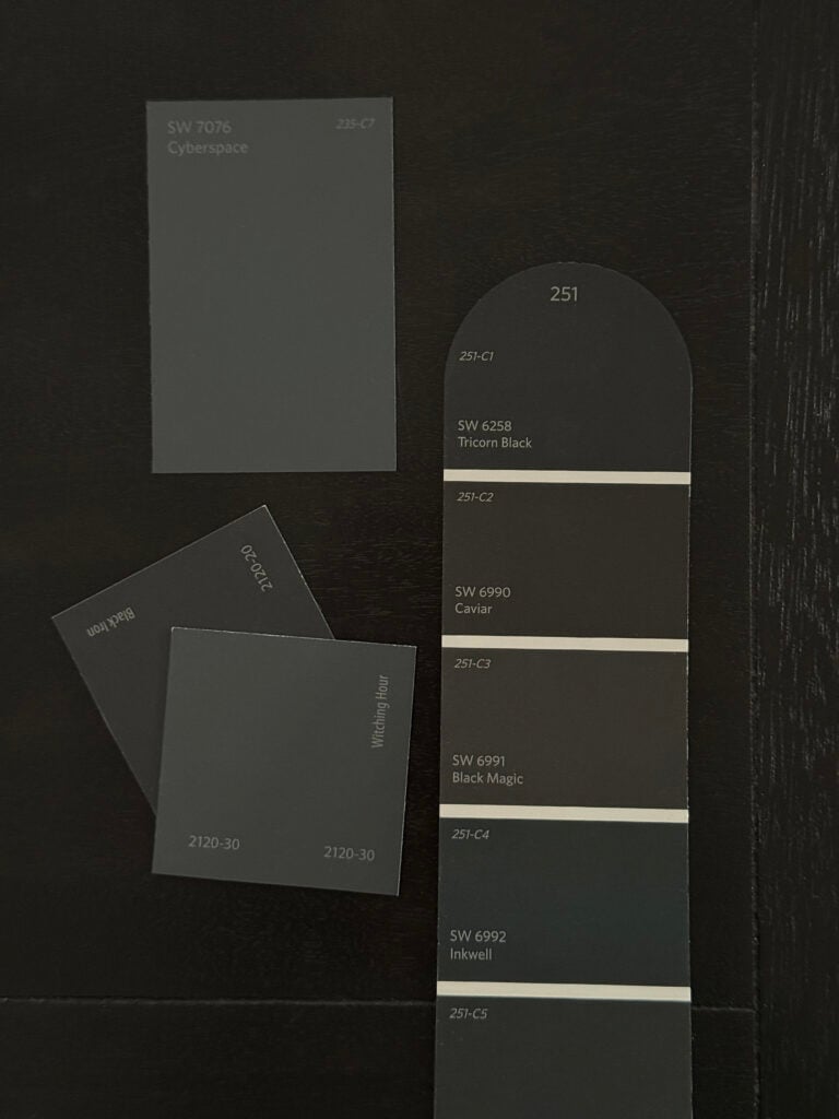 The Top Black Paint Colors Designers Always Use