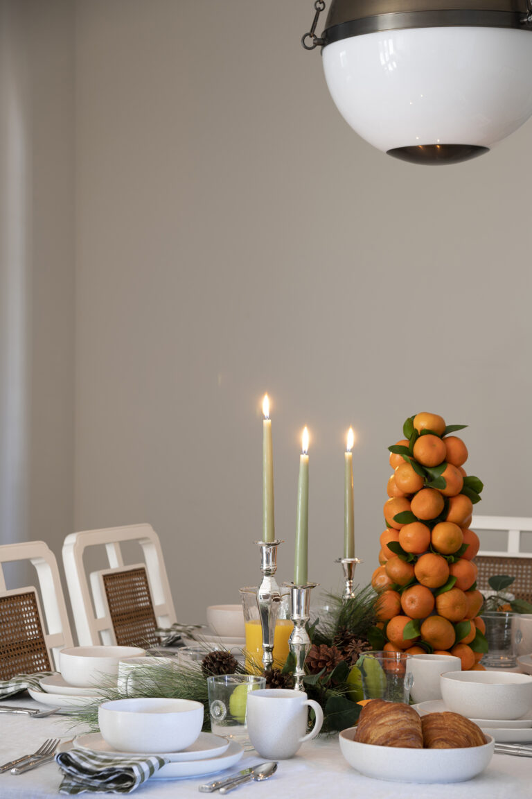 How to Style a Holiday Brunch Table - Room for Tuesday